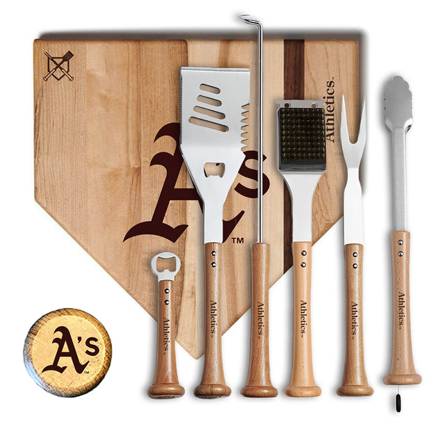 Athletics MVP Grill Set – Baseball BBQ