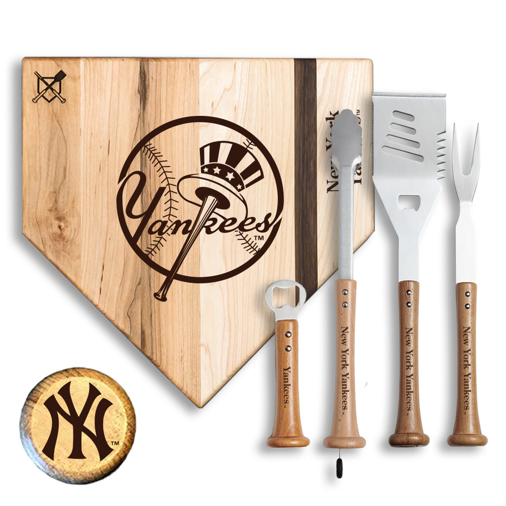 New York Yankees Grill Tools & Boards – Baseball BBQ