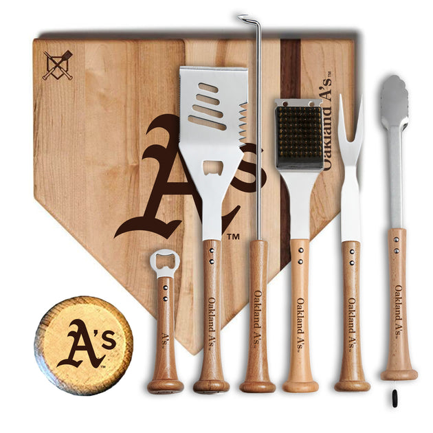 Oakland Athletics MVP Grill Set – Baseball BBQ