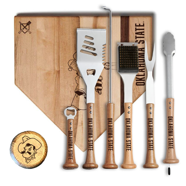 Oklahoma State University MVP Grill Set – Baseball BBQ
