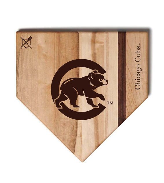 Chicago Cubs Home Plate Cutting Boards | Multiple Sizes | Multiple Des ...
