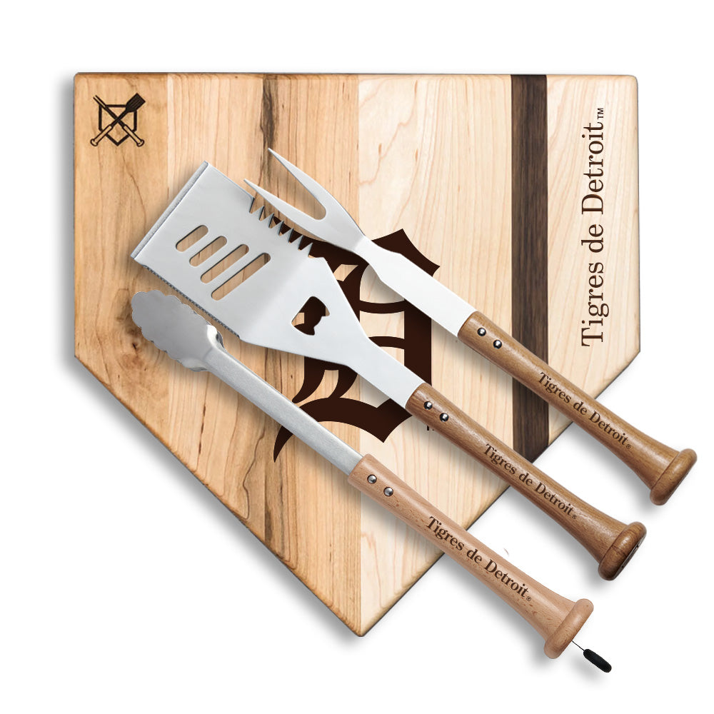 TIGRES DE DETROIT Grill Tools & Boards – Baseball BBQ