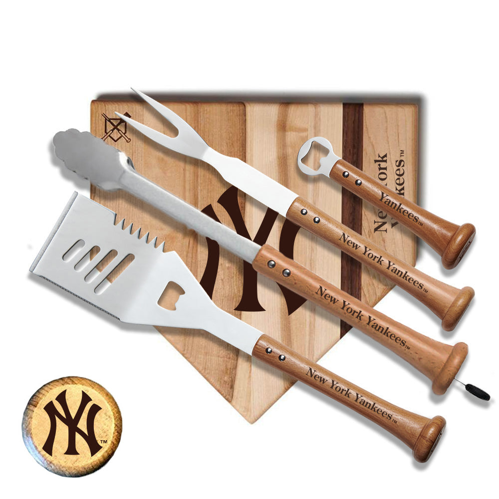 New York Yankees Grill Tools & Boards – Baseball BBQ