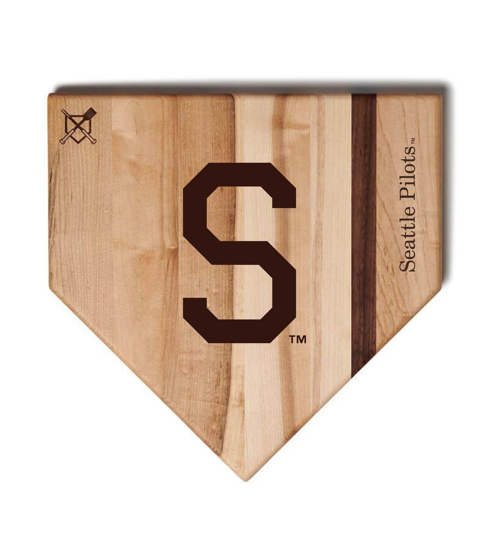 Seattle Pilots Cutting Boards | Choose Your Size & Style – Baseball BBQ