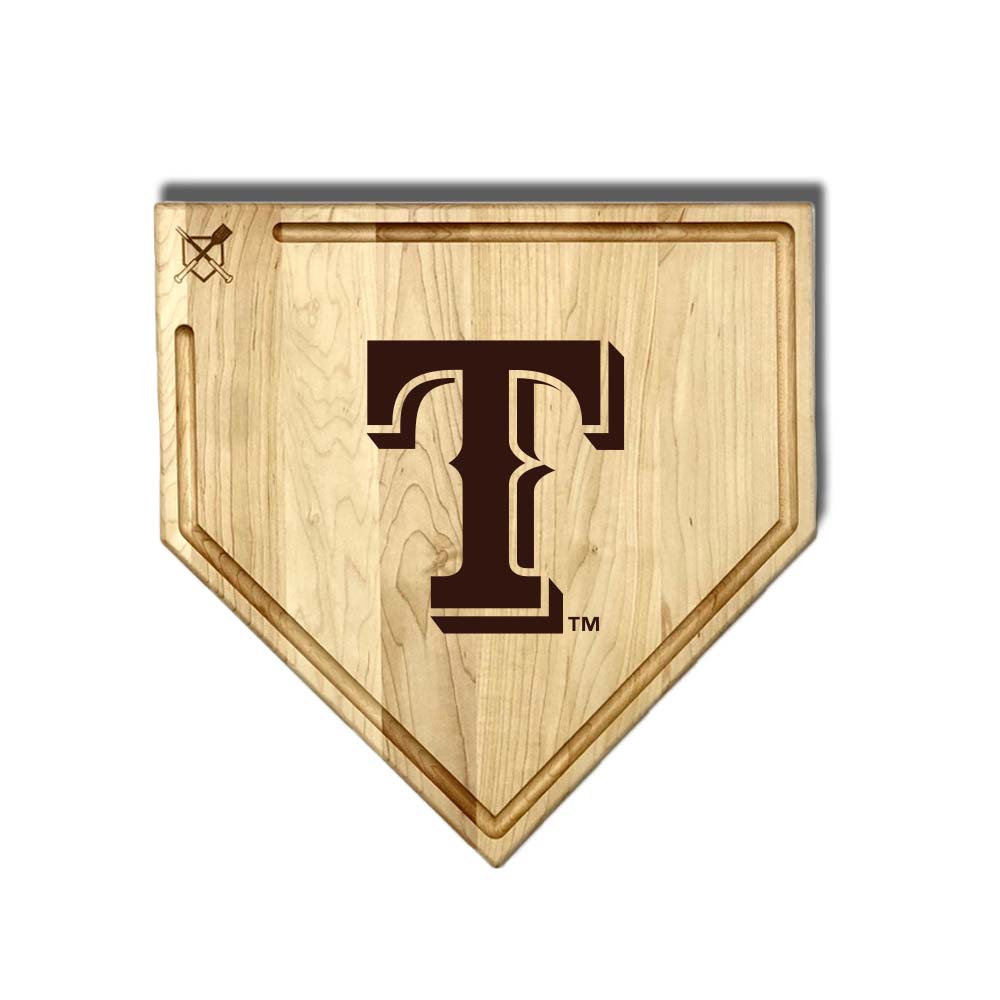 Texas Rangers Home Plate Cutting Boards | Multiple Sizes | Multiple De ...